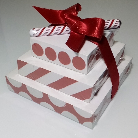 Lady Jayne | Office | New Lady Jayne Red Bold Dot Tower Notes With Pen ...
